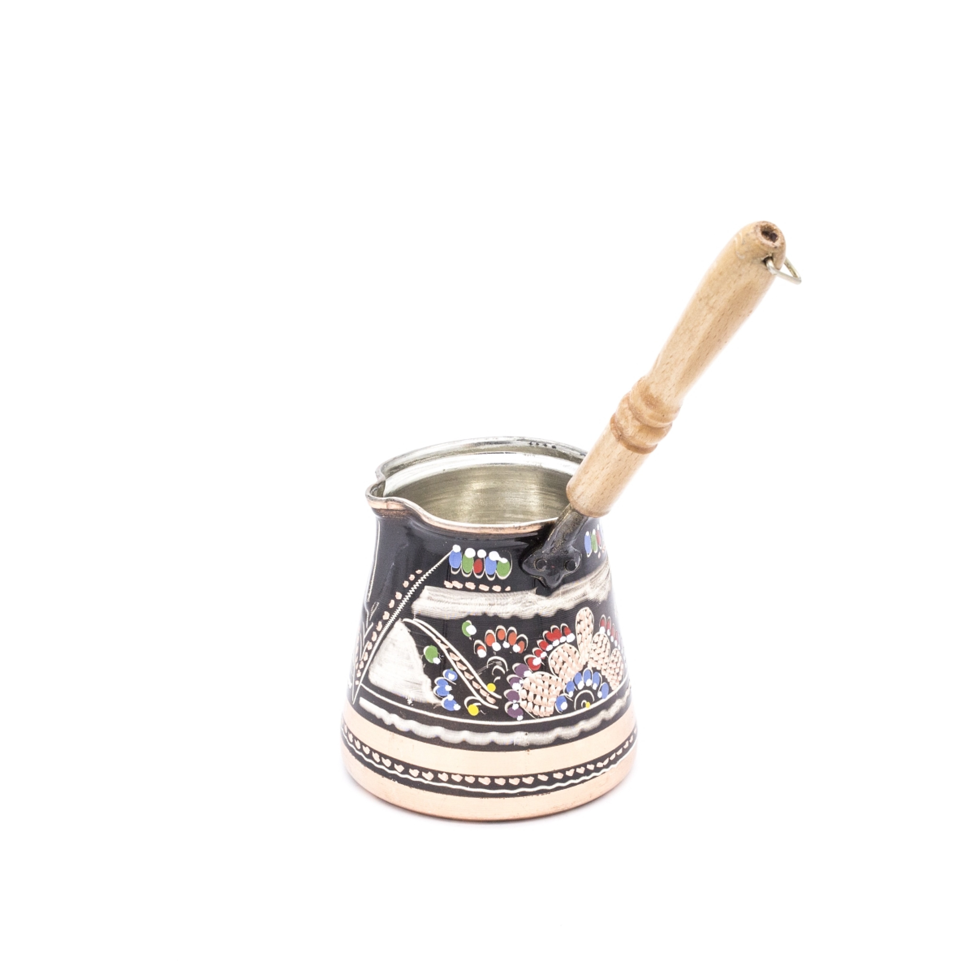 Медно джезве с цветна гравюра | Zazu Studio